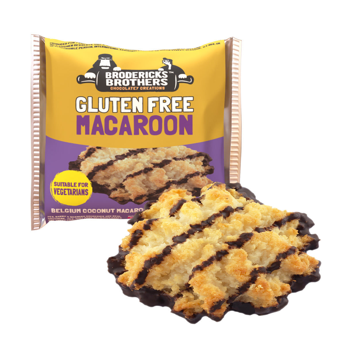 GLUTEN FREE CHOCOLATE MACAROON 70G – Broderick's Brothers